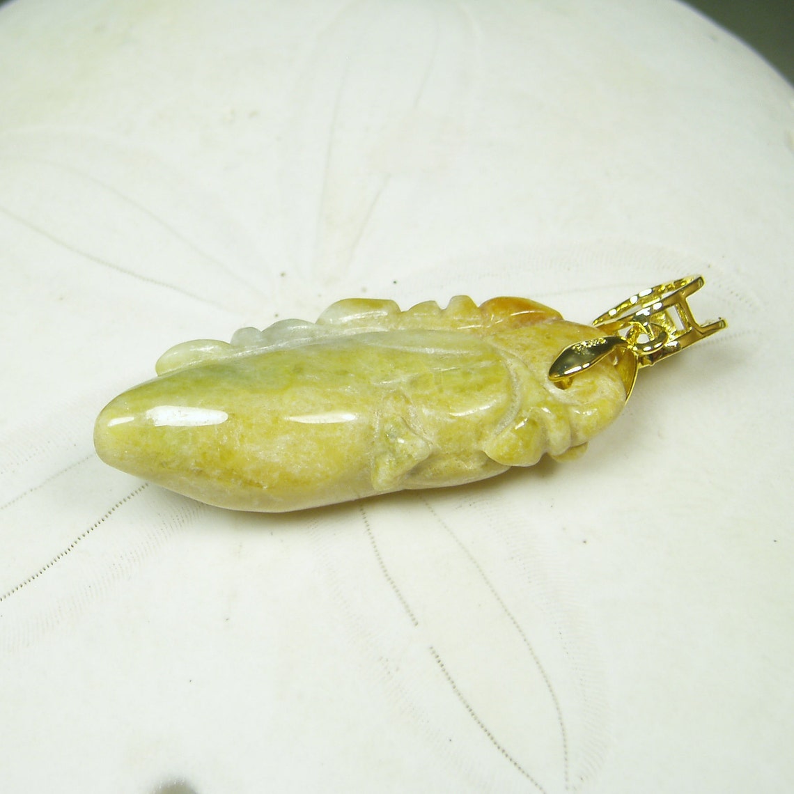 Jadeite Pendant/ Genuine Vintage Jadeite/ Carved Jade Bat on | Etsy