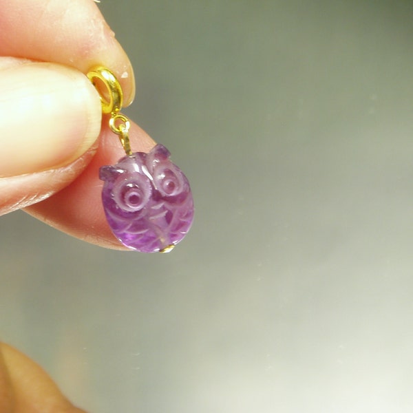 Amethyst Owl - Etsy