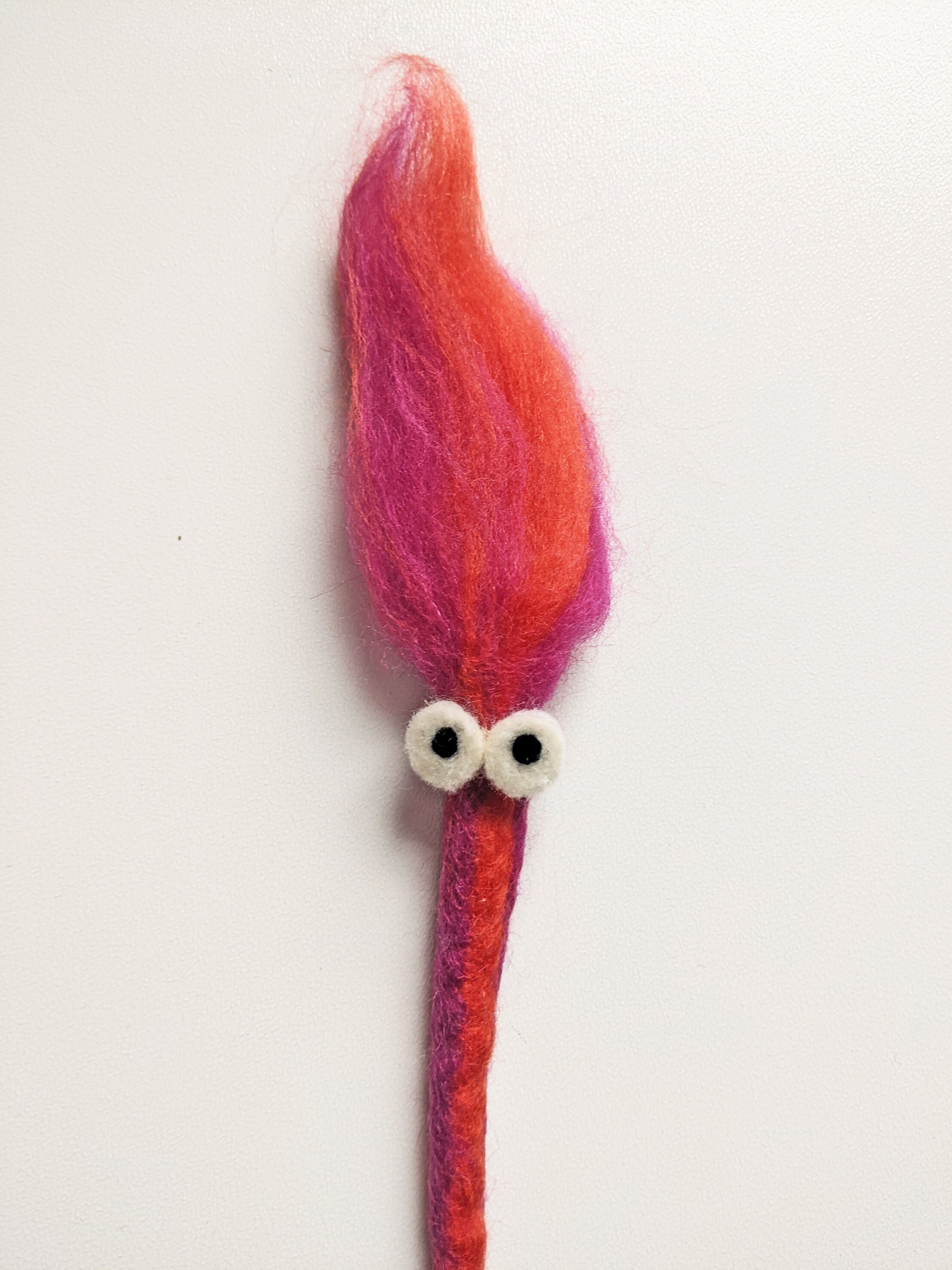 Hand Felted Book Worms, Set of Three Hand Felted Bookmarks, Felted Wool ...