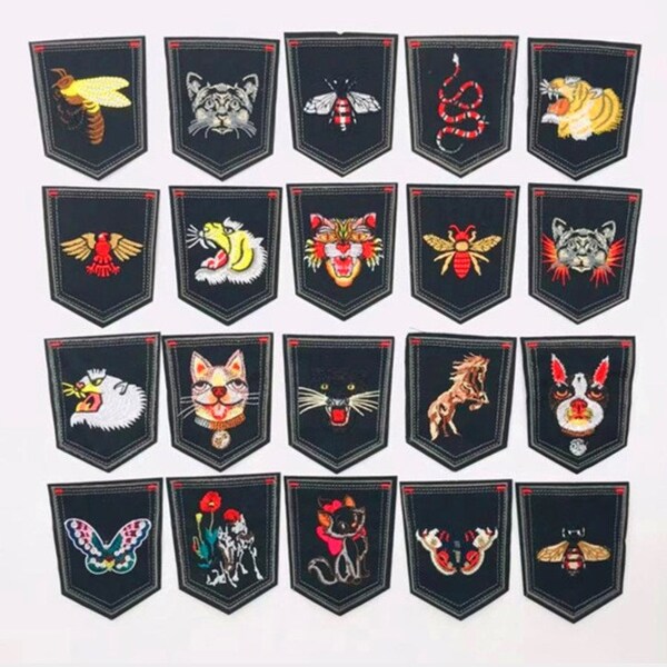 Animal Patches - Etsy