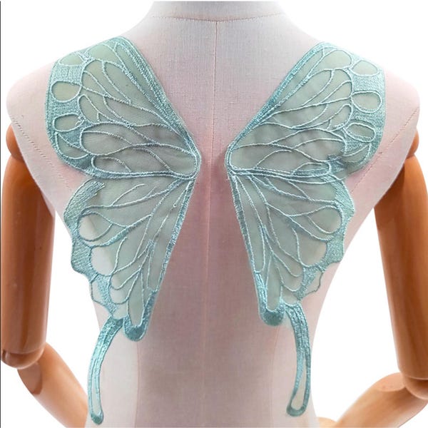 3D Pink Beaded Lace Collar Applique, Flower Patch, Embrodiered Aplique ...