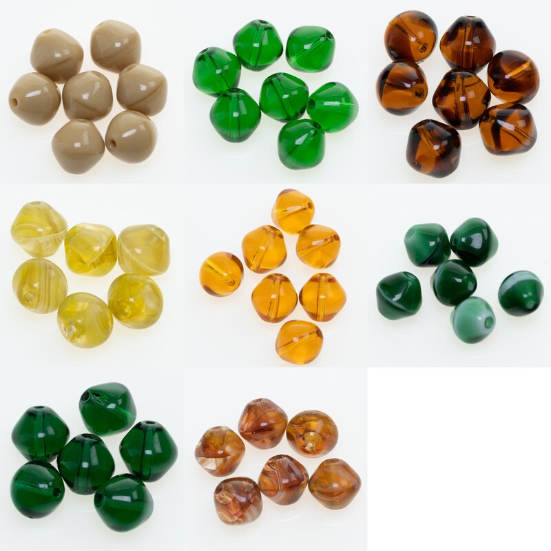 Glass Cone Beads - Etsy