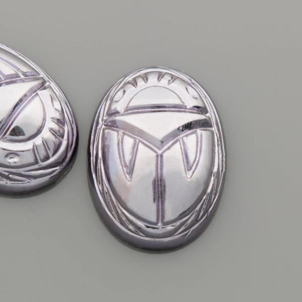 Silver Scarab - Etsy