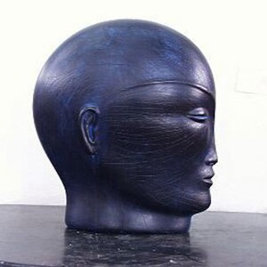 Small Blue Head by Anton Smit ~ Modern Speed Figure Head Sculpture ...
