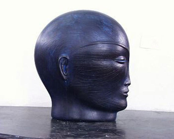 Small Blue Head by Anton Smit ~ Modern Speed Figure Head Sculpture ...