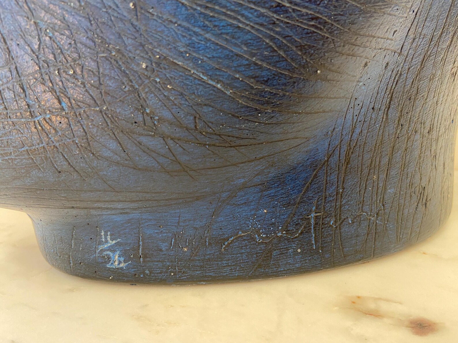 Small Blue Head by Anton Smit ~ Modern Speed Figure Head Sculpture ...