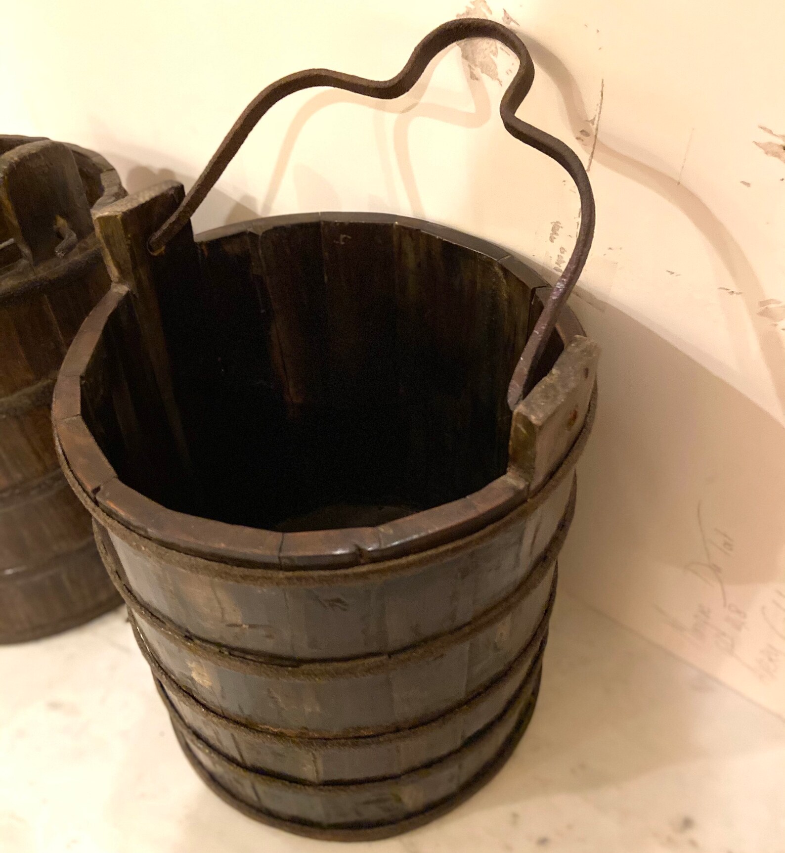 1800's Chinese Antique Pair of Buckets 19th Century Qing Dynasty Asian ...