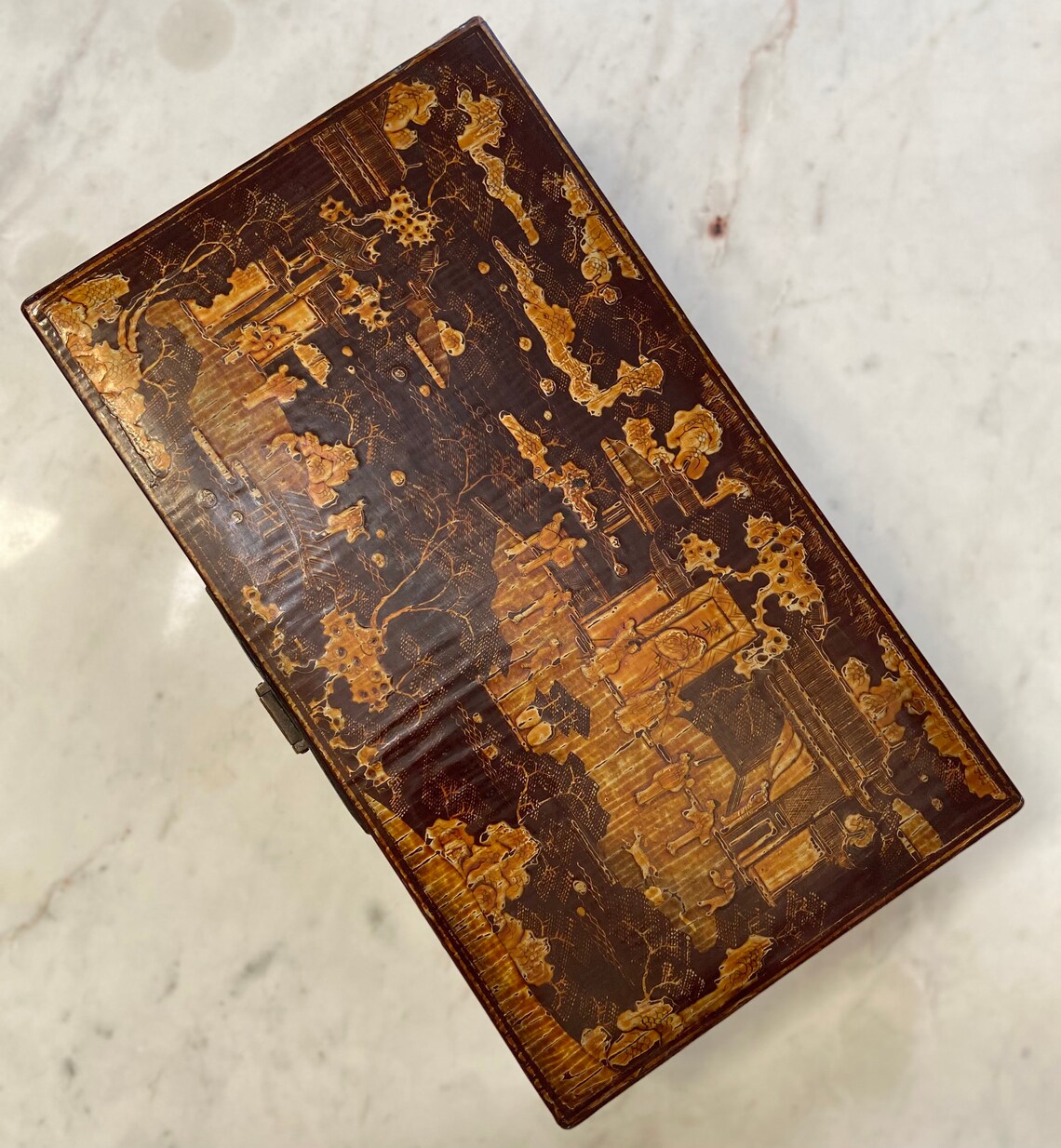 1800's Chinese Antique Hand Painted Boxes 19th Century Qing Dynasty ...