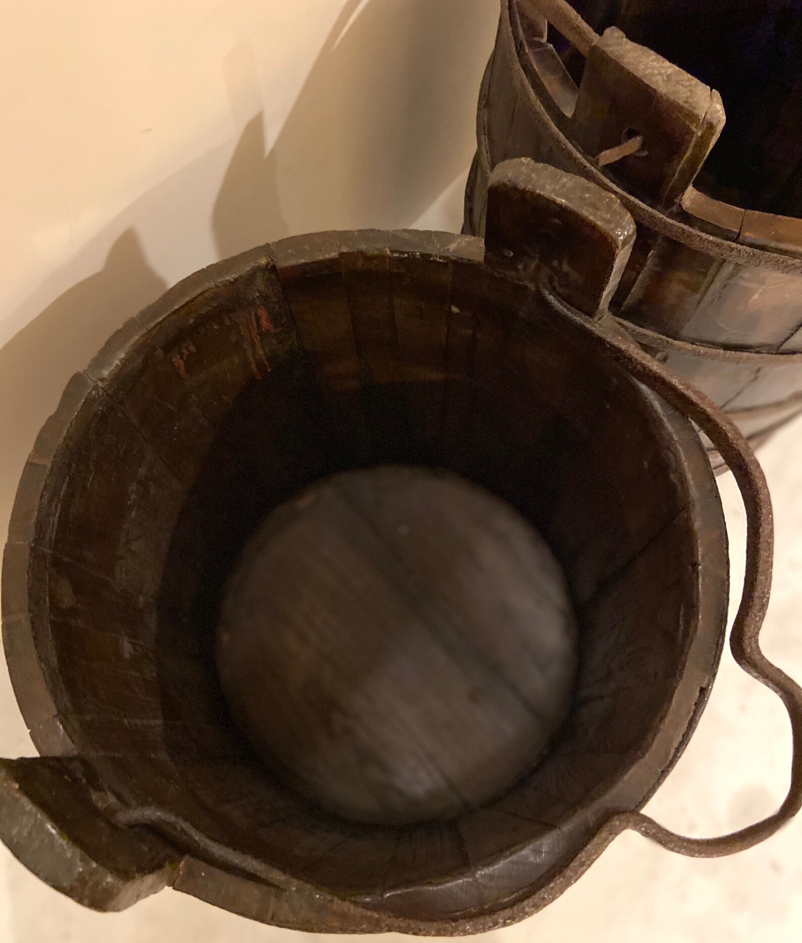 1800's Chinese Antique Pair of Buckets 19th Century Qing Dynasty Asian ...