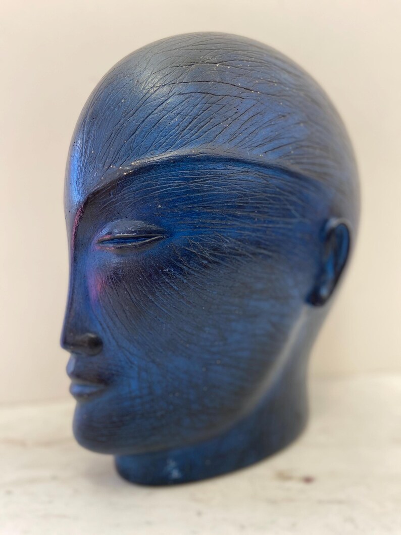 Small Blue Head by Anton Smit ~ Modern Speed Figure Head Sculpture ...