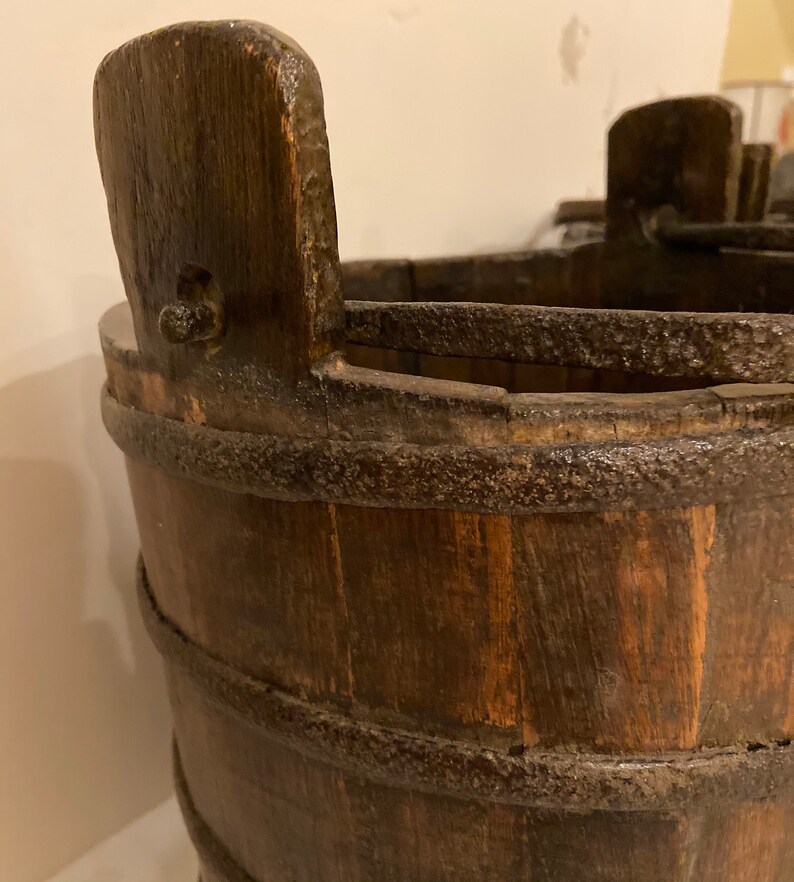 1800's Chinese Antique Pair of Buckets 19th Century Qing Dynasty Asian ...