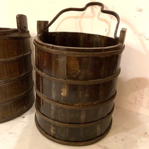 1800's Chinese Antique Pair of Buckets ~ 19th Century ~ Qing Dynasty ...