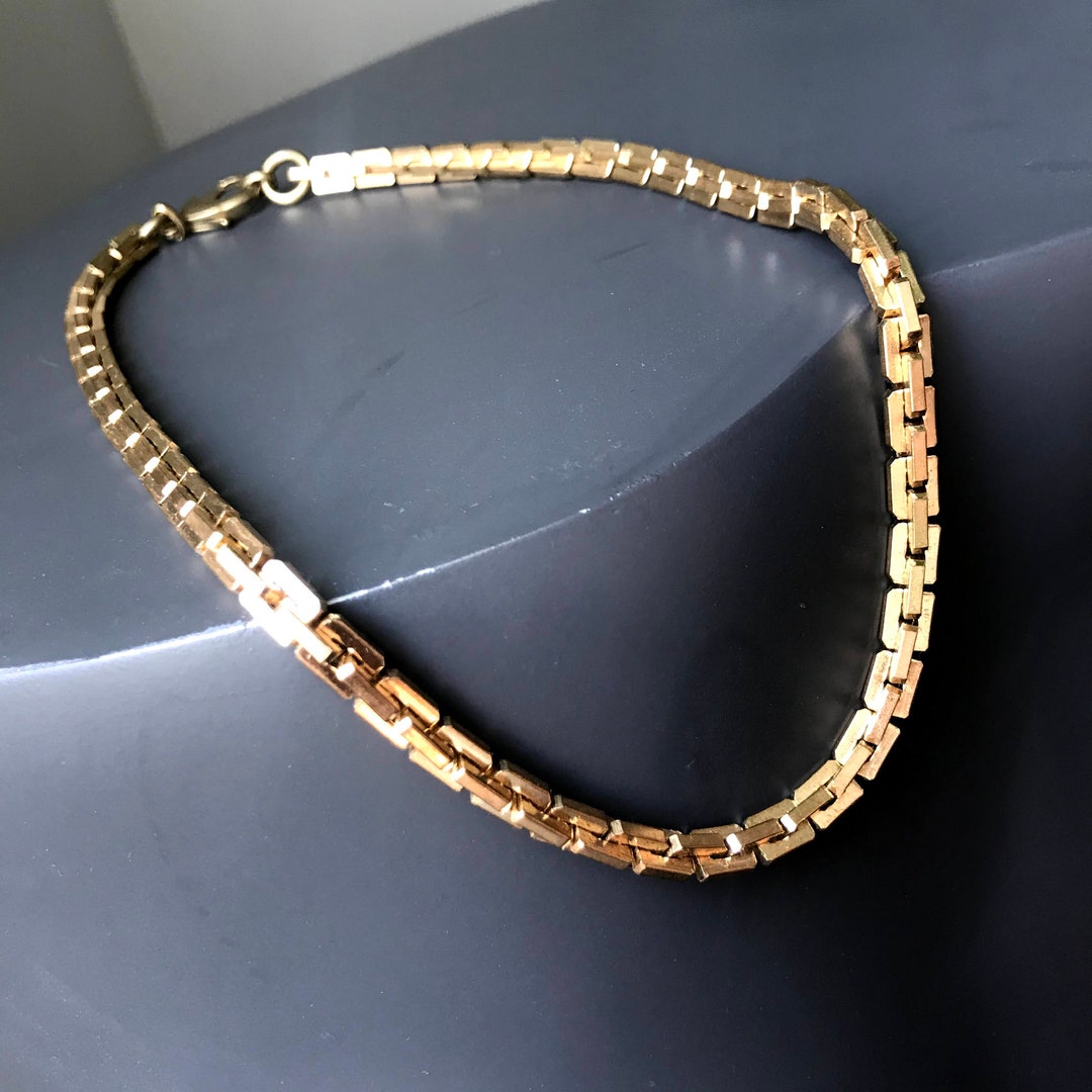 Thick Boston Link Chain Choker Necklace - Etsy