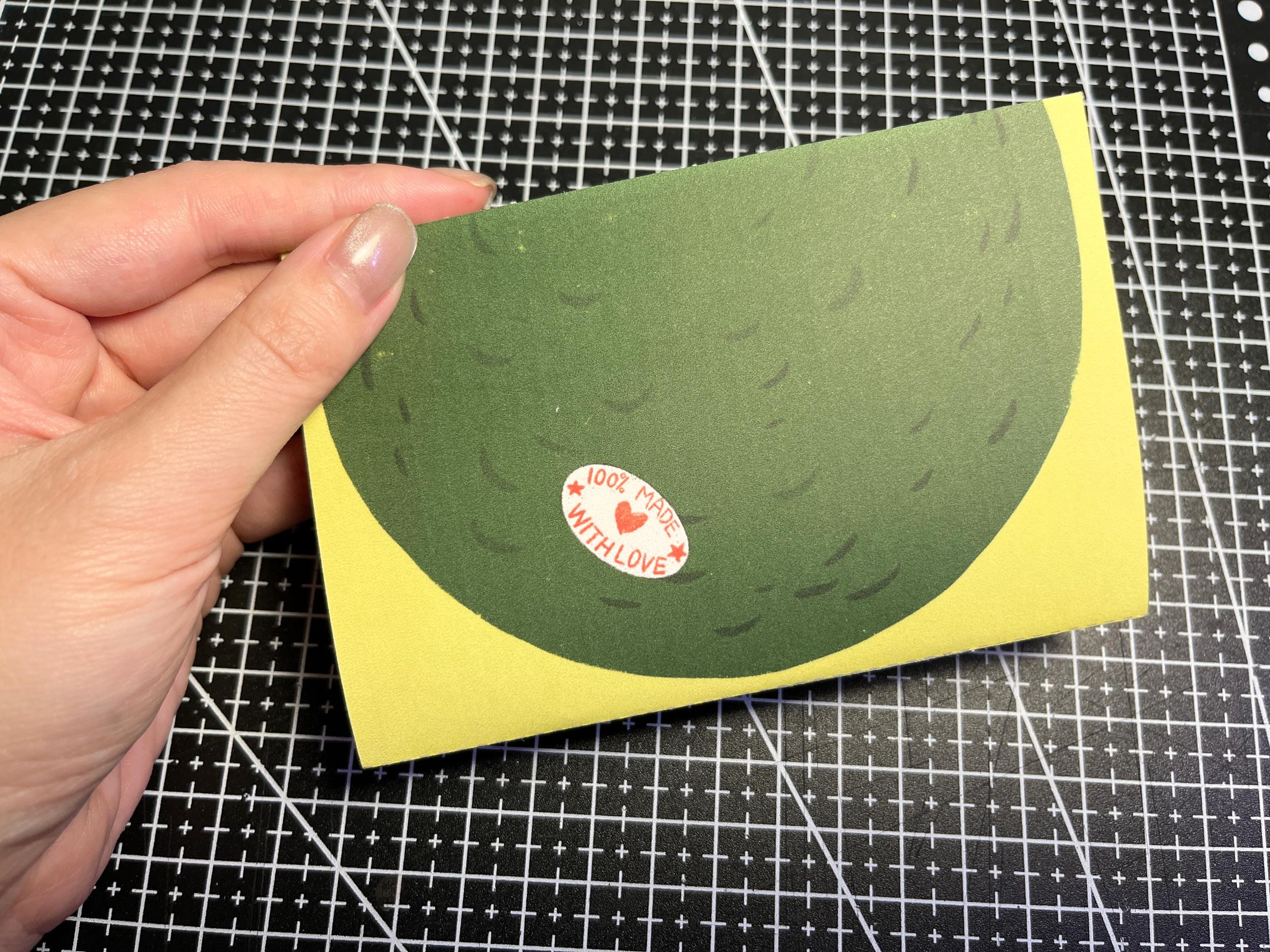 Avocado Hug Pop-up Card: Papercraft Kit (PDF Download) - Etsy