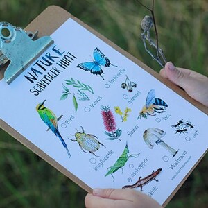 Printable Nature Scavenger Hunt | Charlotte Mason Homeschool Printables ...