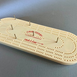 1970 Lowe Crib-derby the Perfect Cribbage Board - Etsy