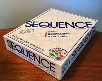 1994 Jax LTD., Inc Game of Sequence, an Exciting Game of Strategy, Made ...
