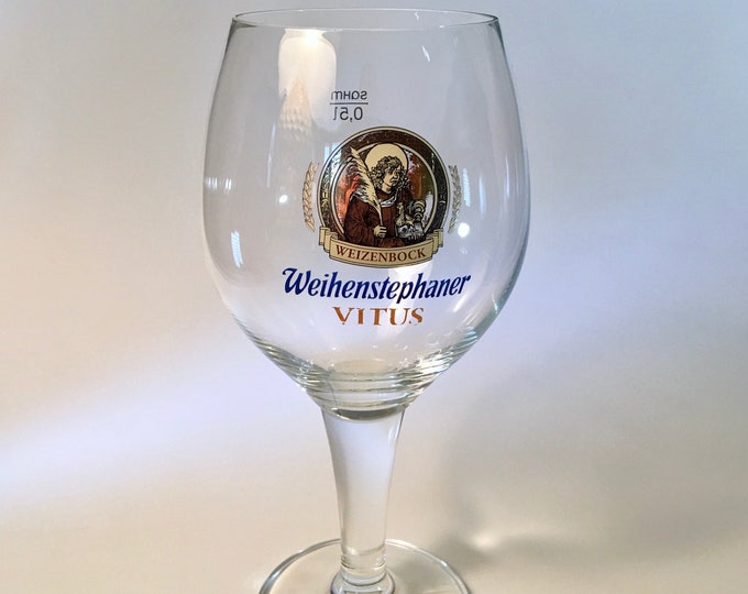 Weizenbock Weihenstephaner "vitus" Wheat Beer Glass With Unique Shape ...