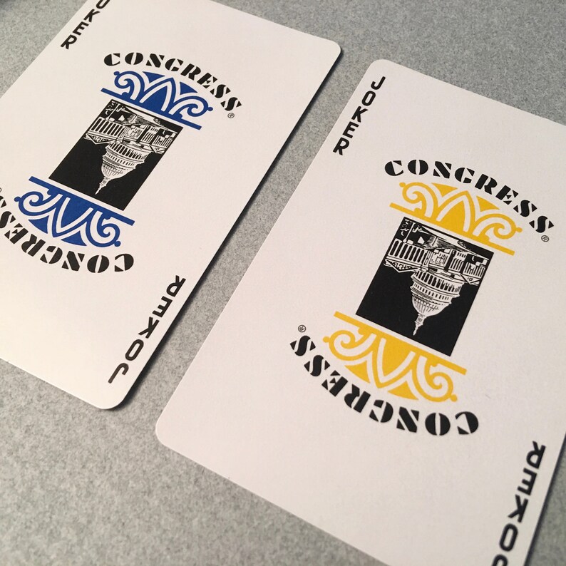 Vintage Congress Playing Cards With Cel-u-tone Finish Two | Etsy