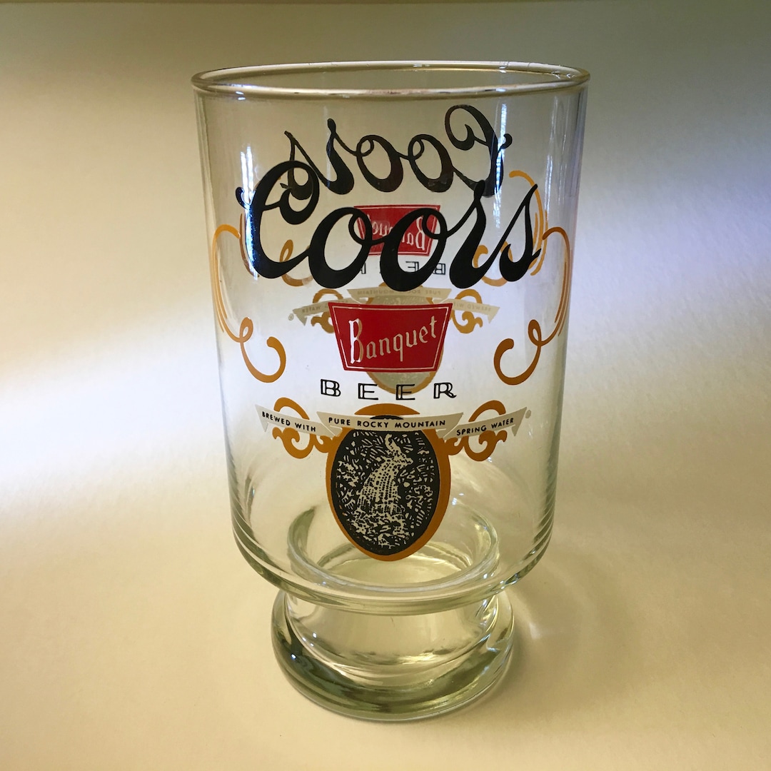 Vintage Large Coors Banquet Beer Glass From 70s or 80s - Etsy