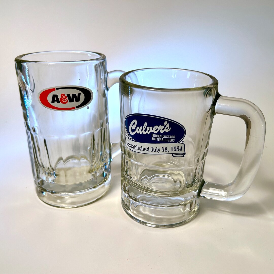 Collection of Two Vintage Heavy Mugs Featuring A&W Root Beer - Etsy