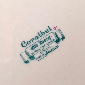 Set of Three Vintage "coralbel" Old Ivory by Syracuse Dessert Plates ...