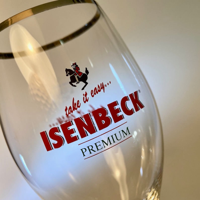 Set of Four 1996 Isenbeck Premium Beer Glasses Made by Ritzenhoff ...