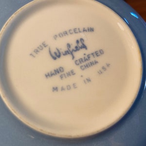 Collections of Vintage Winfield "blue Pacific" Plates, Bowls and More ...