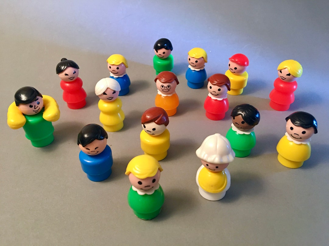 Lot of 16 Vintage Fisher-price Plastic Little People - Price Include ...
