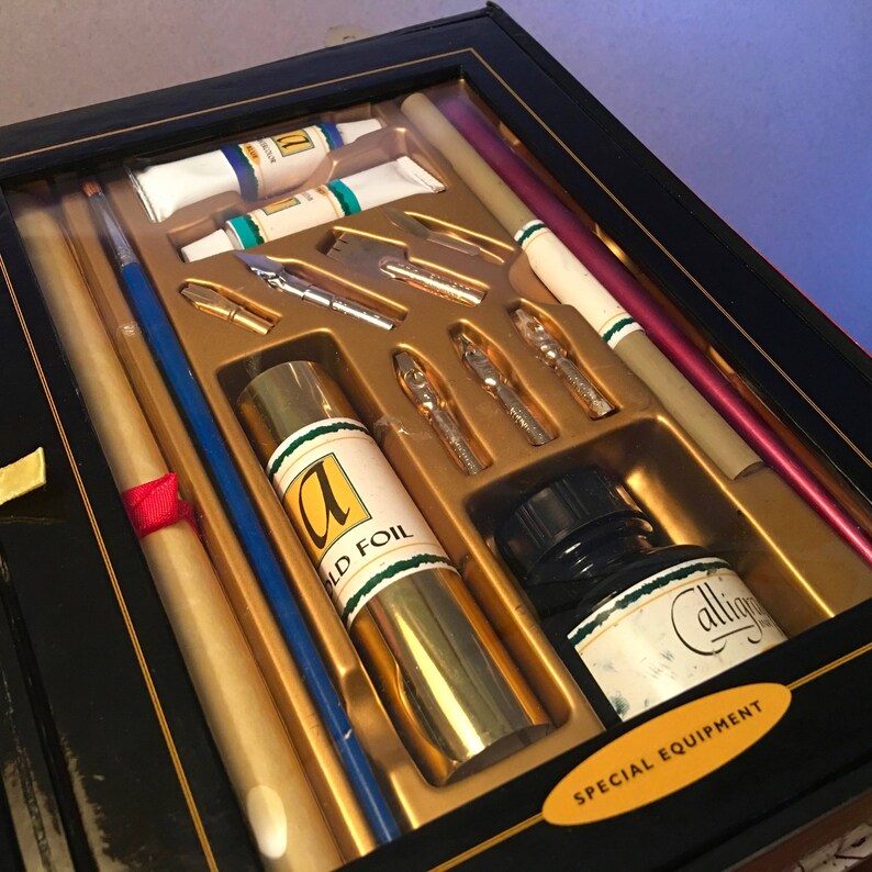 Never Used 1998 Calligraphy and Lettering Complete Kit From - Etsy