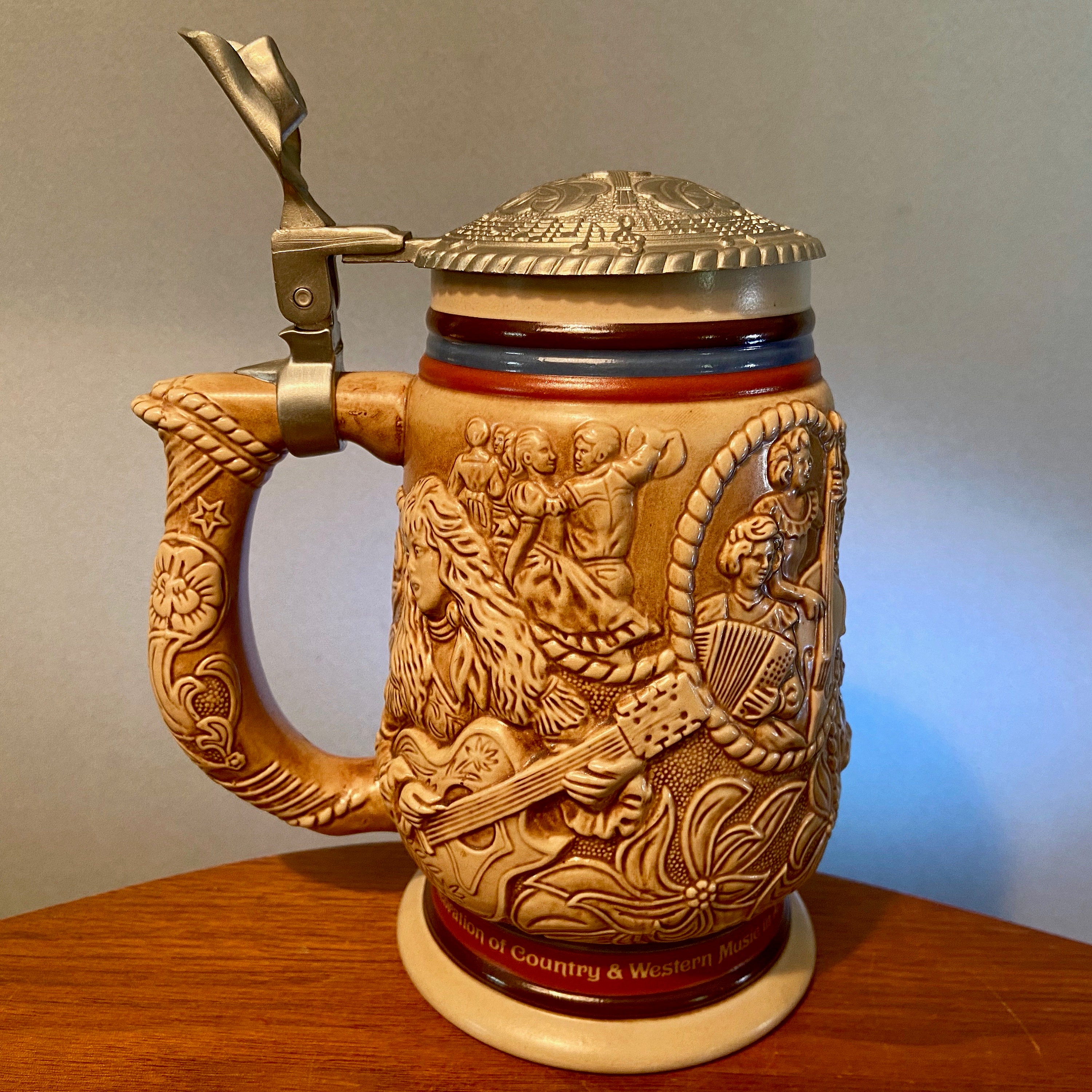 1994 country and Western Music Stein Handcrafted - Etsy