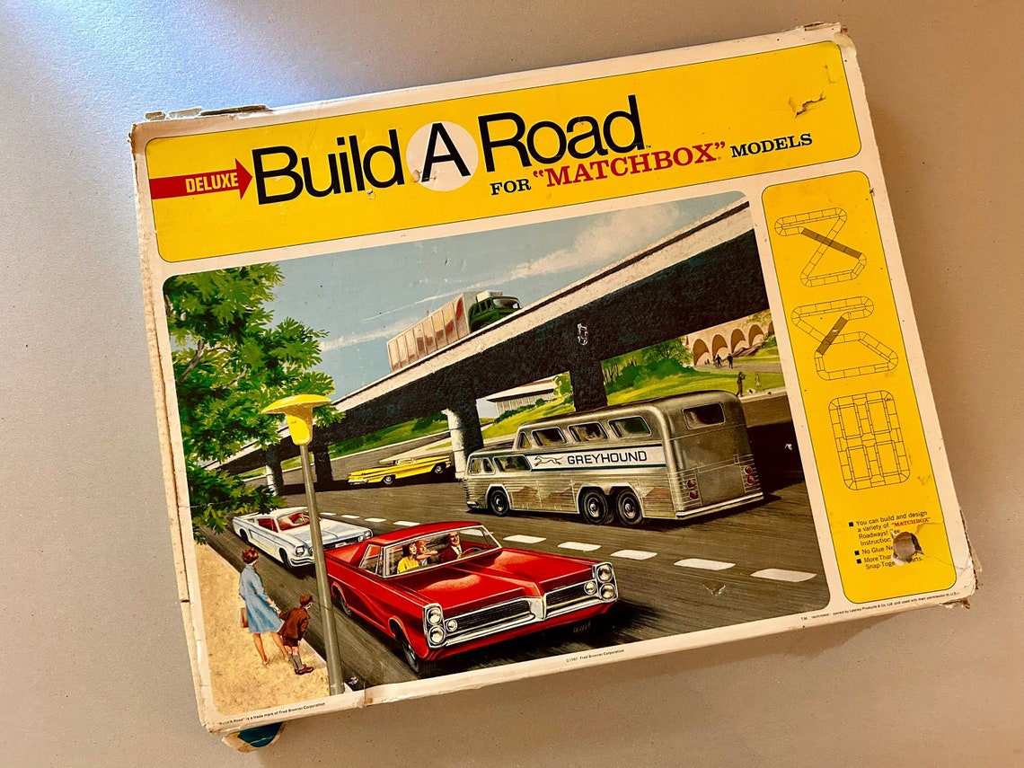 SALE! 1967 Highly Collectible "deluxe Build A Road" for Matchbox Models ...