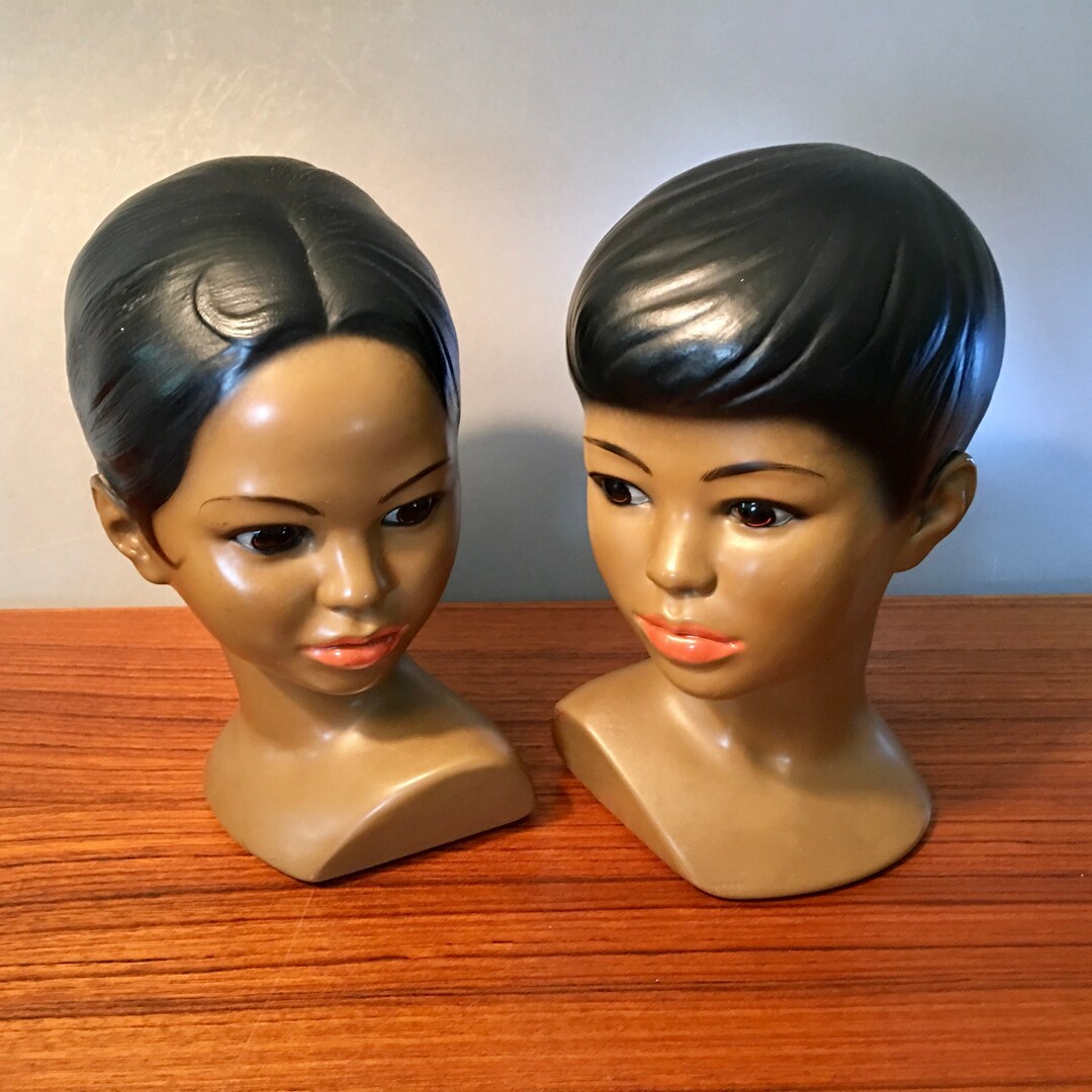 PRICE INCLUDES BOTH! Pair of Vintage Marwal Polynesian or Hawaiian Male ...