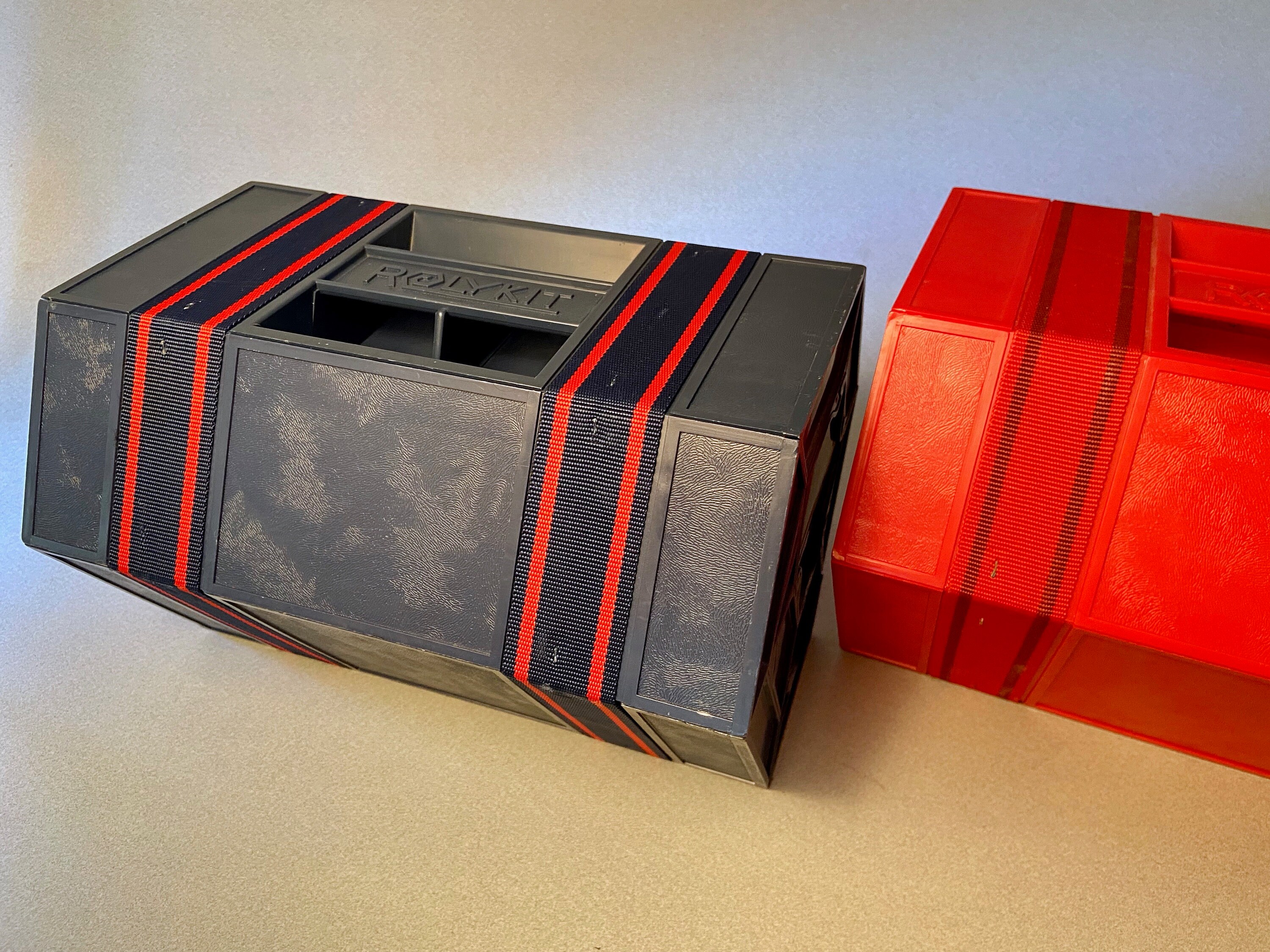 Scrapbooking Red Retro RolyKit Roll Up Organizing Container with ...