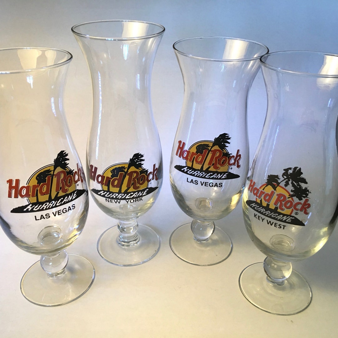 YOUR CHOICE! Vintage Hard Rock Cafe Hurricane Glasses - Honolulu ...