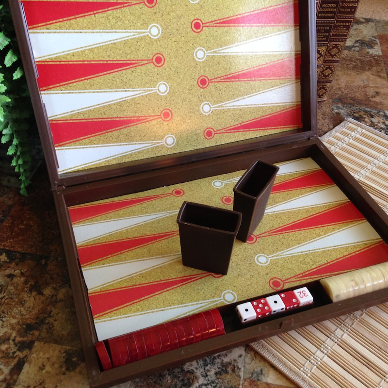 Retro Backgammon - Etsy