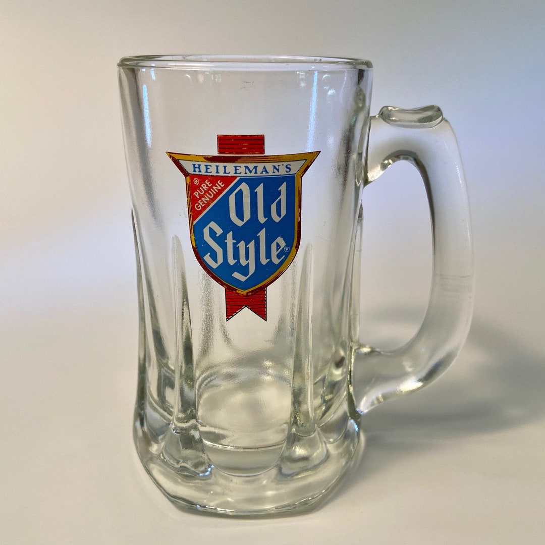 Vintage Heileman's Old Style Heavy Mug - Almost 2 Pounds of Glass - Etsy
