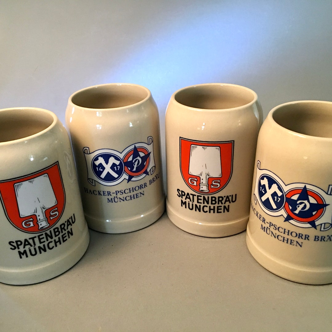Vintage Gerz West Germany Ceramic Stoneware Stein Mugs Choose Hacker ...
