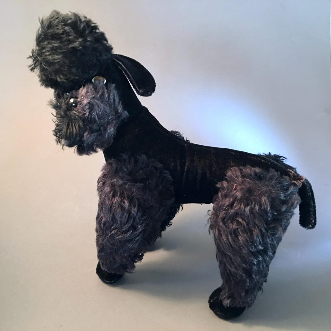 Vintage Steiff Snobby Black Poodle From the 1960s - Etsy