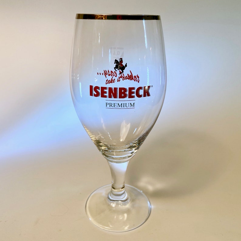 Set of Four 1996 Isenbeck Premium Beer Glasses Made by Ritzenhoff ...