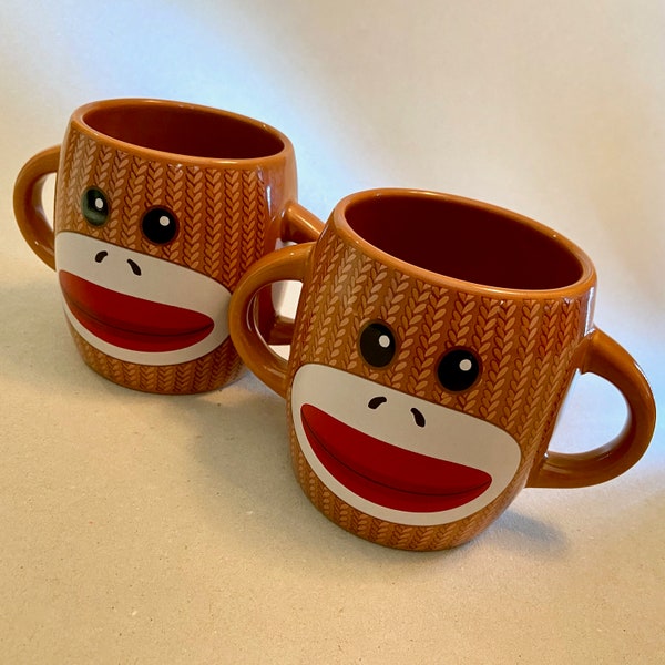 Sock Monkey Mug - Etsy