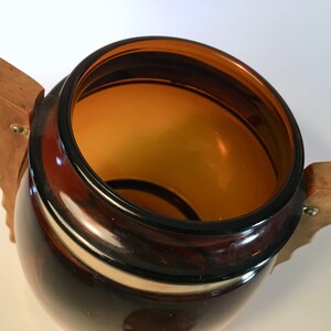 Vintage Siesta Ware Cookie Jar or Ice Bucket With Wood Handles and Lid ...