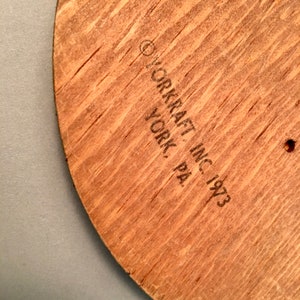 Rare 1973 Yorkraft Solid Wood Plaque Sign let Everyone Sweep in Front ...