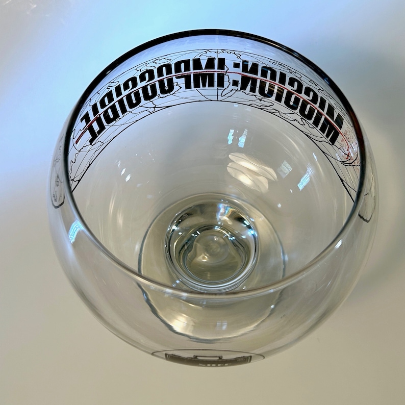 Giant "mission: Impossible" Glass Fishbowl Cocktail Goblet From the ...