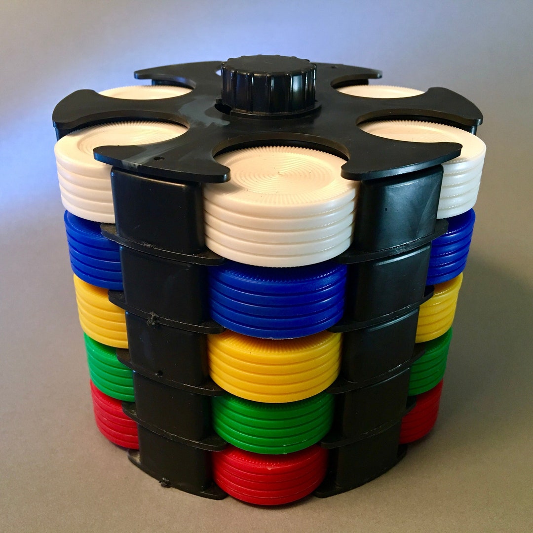 Vintage Drueke "add-a-rack" Stacked Poker Rack Features Five Individual ...