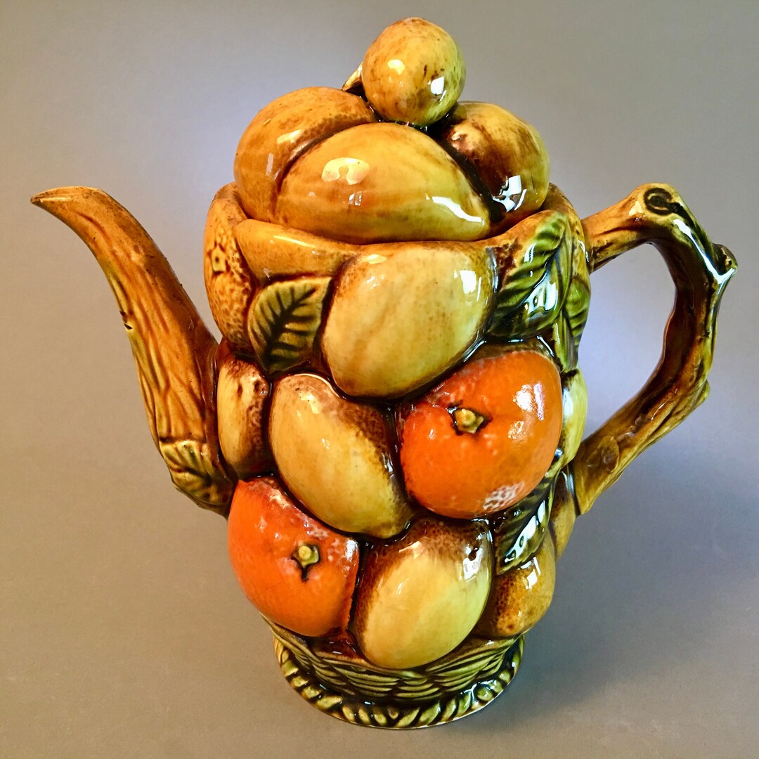 Vintage Inarco Citrus Orange Spice Teapot Made in Japan - E-3602 - Etsy