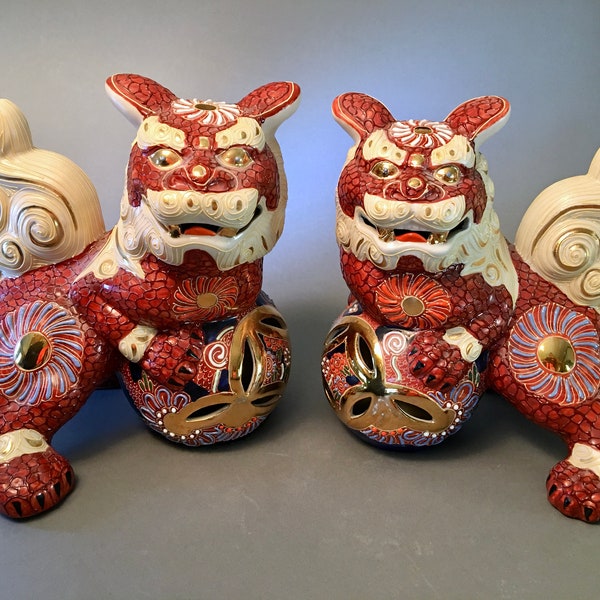 Gold Foo Dogs - Etsy
