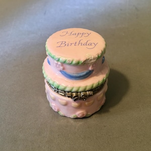 YOUR CHOICE! Collection of Vintage Miniature Porcelain Hinged Trinket ...
