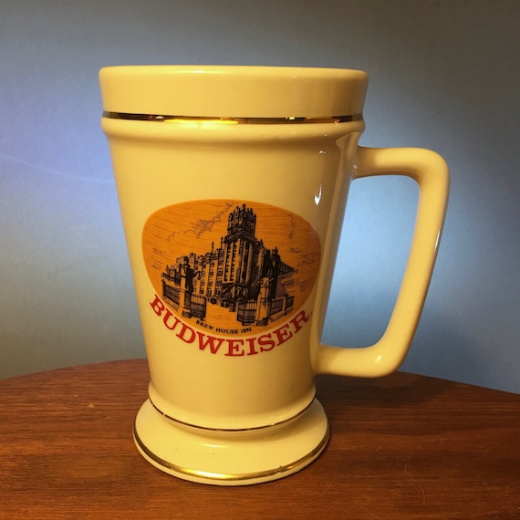 Vintage Budweiser tapered beer stein or mug with Brew | Etsy