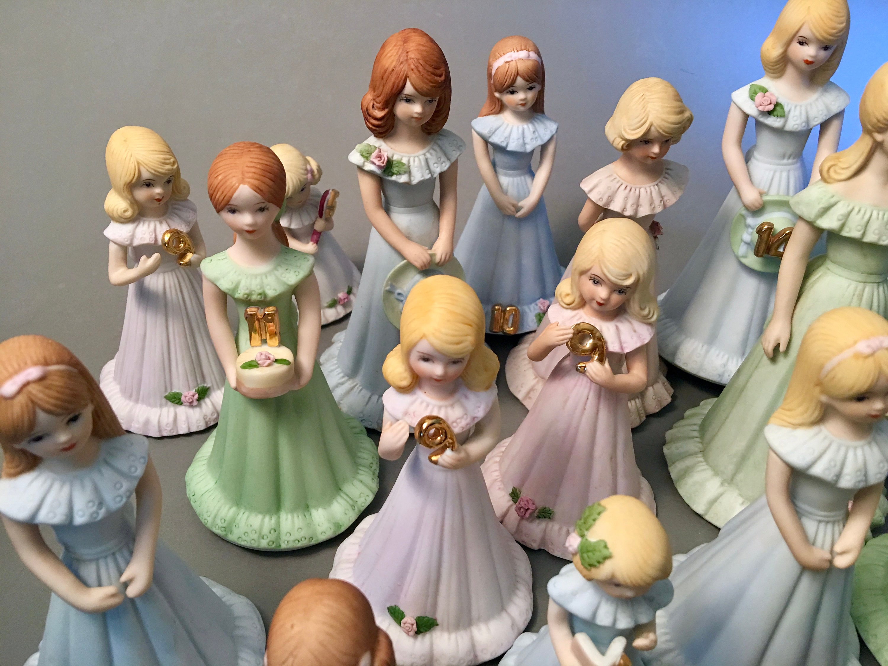 YOUR CHOICE! 1980s Enesco "growing Up" Collectible Birthday Girl ...